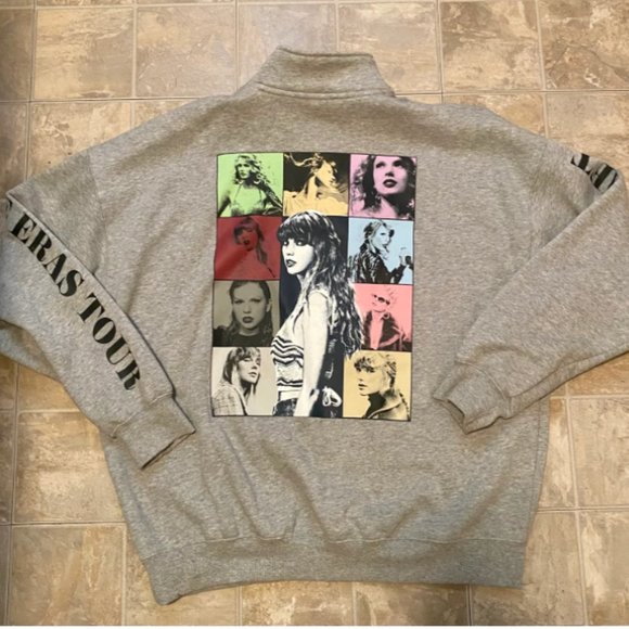 Taylor Swift | Shirts | Taylor Swift Eras Tour Quarter Zip Sweatshirt ...